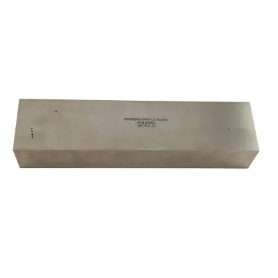 IOW block, angle beam block, ultrasonic calibration block