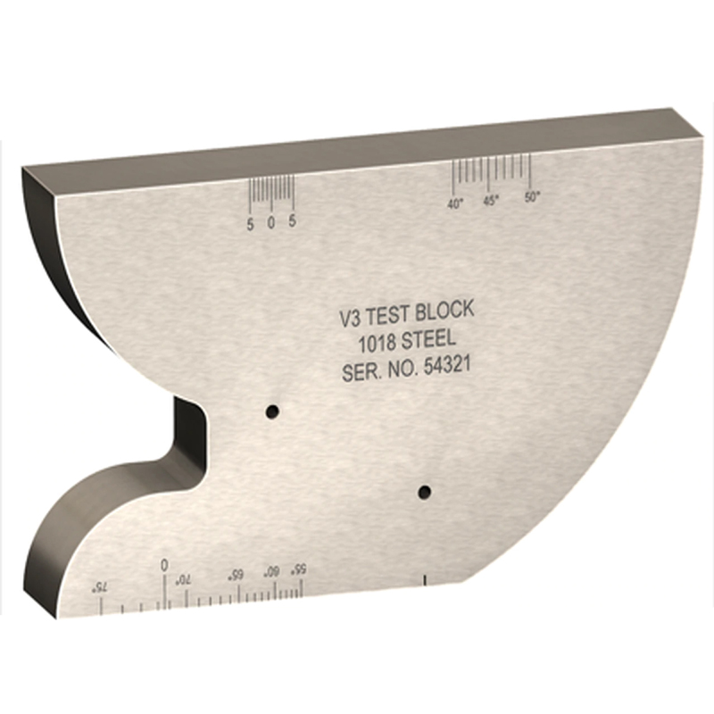 V3 Test Block | Precision Ultrasonic Testing & Calibration Tool