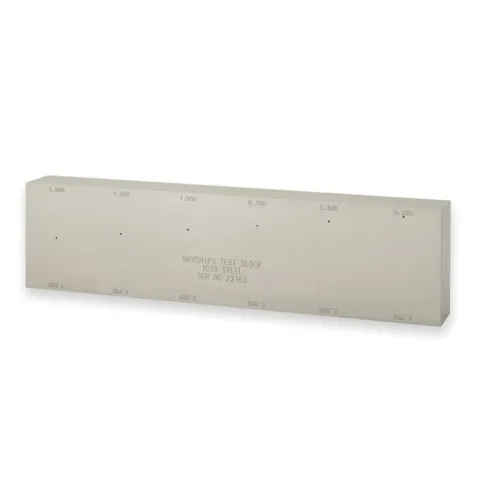 Navyships block, NAVSHIPS Ultrasonic Test Block, UT block