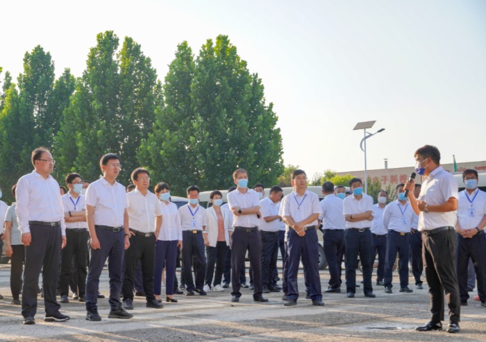 Wen’an First Secretary Huashan Ren Visited Hebei Jiaqiang for Research