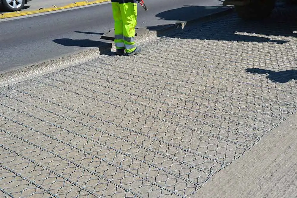 Reinforced Gabion Road Mesh