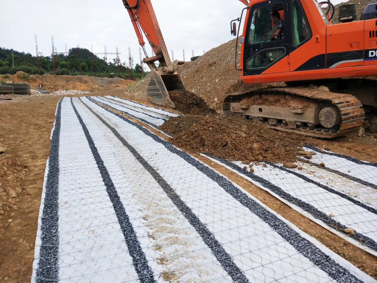 Reinforced Gabion Road Mesh