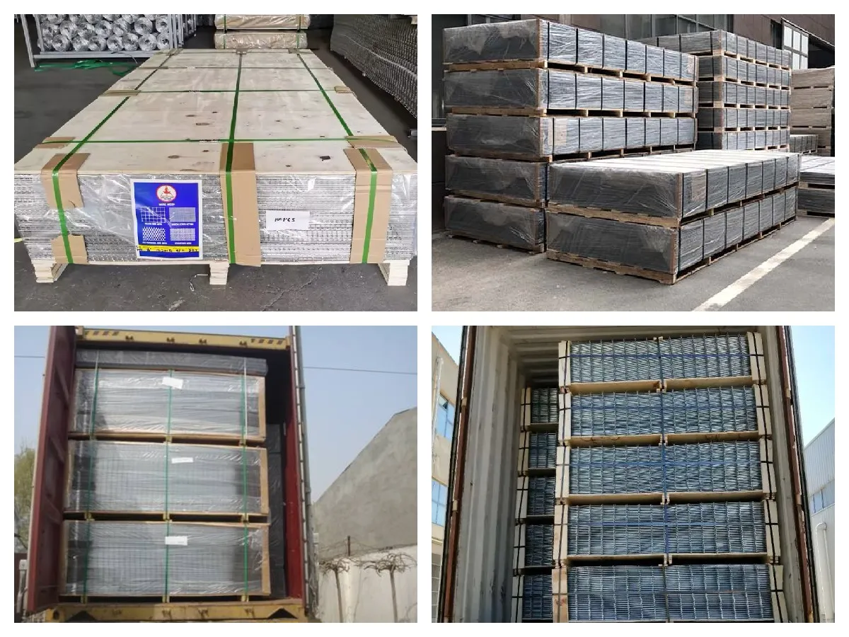 welded wire mesh panel, galvanized & PVC welded mesh panel