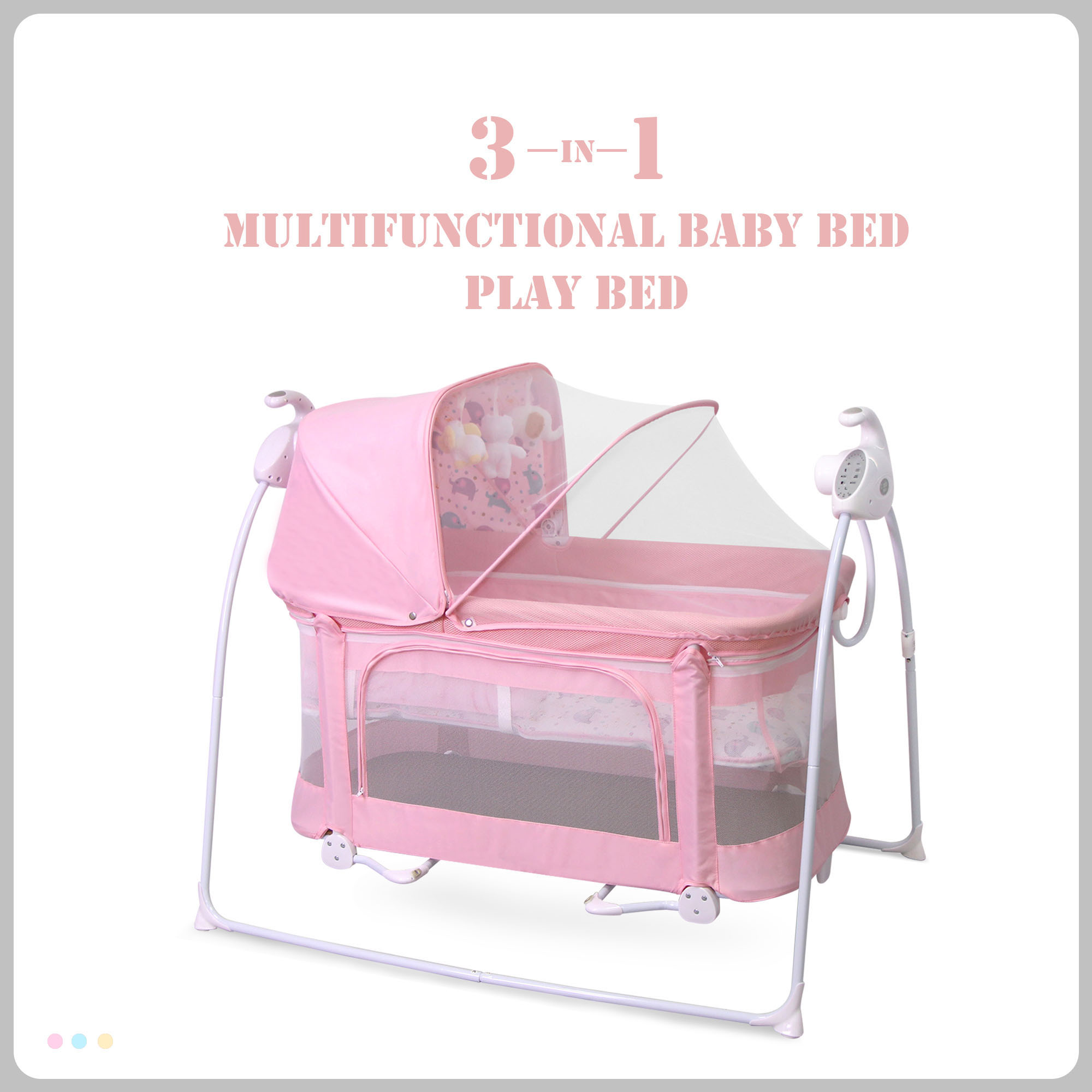 Electric Baby Bedside Cribs