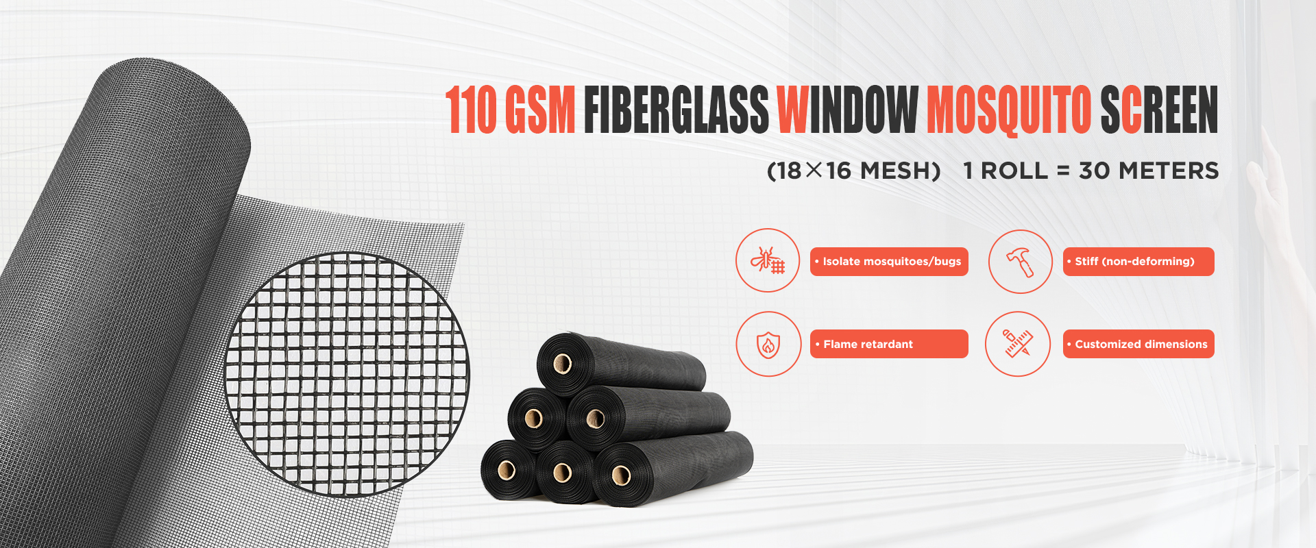 Fiberglass Insect Screen