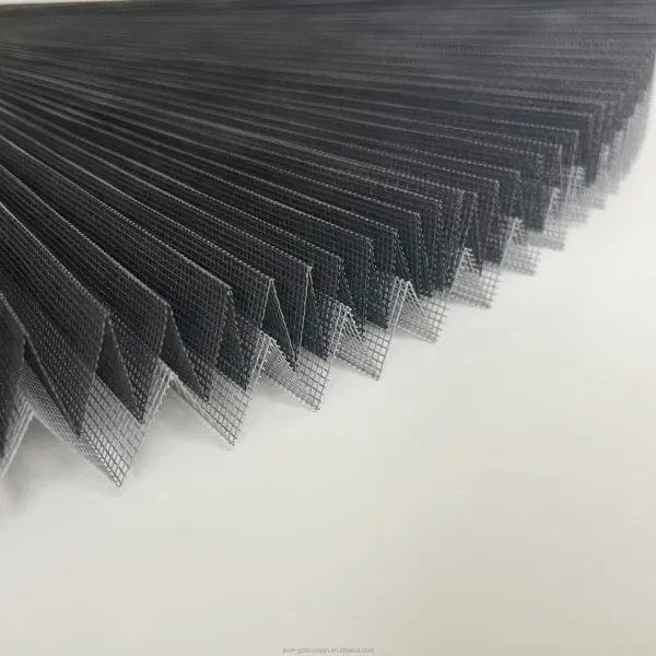 pleated wire mesh