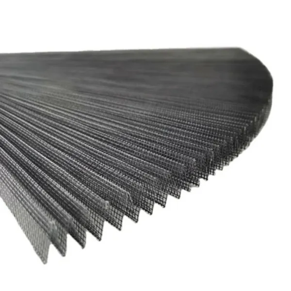 pleated wire mesh