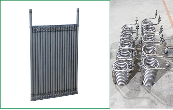Electroplating tank heat exchanger