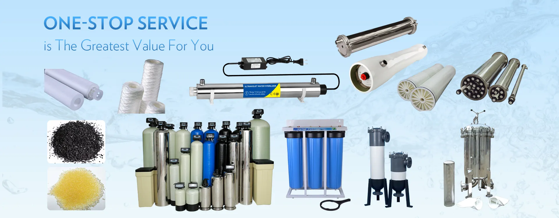 ONE-STOP WATER TREATMENT PRODUCT