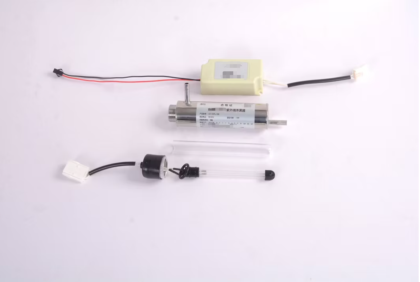 Small flow Cold cathode 5W Ultraviolet UV water sterilizer