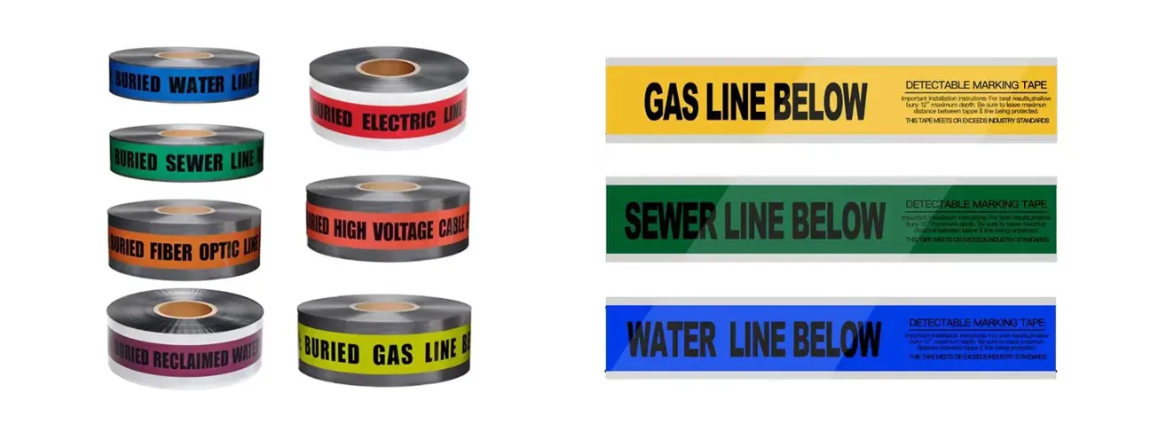 warning tape,detectable warning tape,detectable underground warning ...