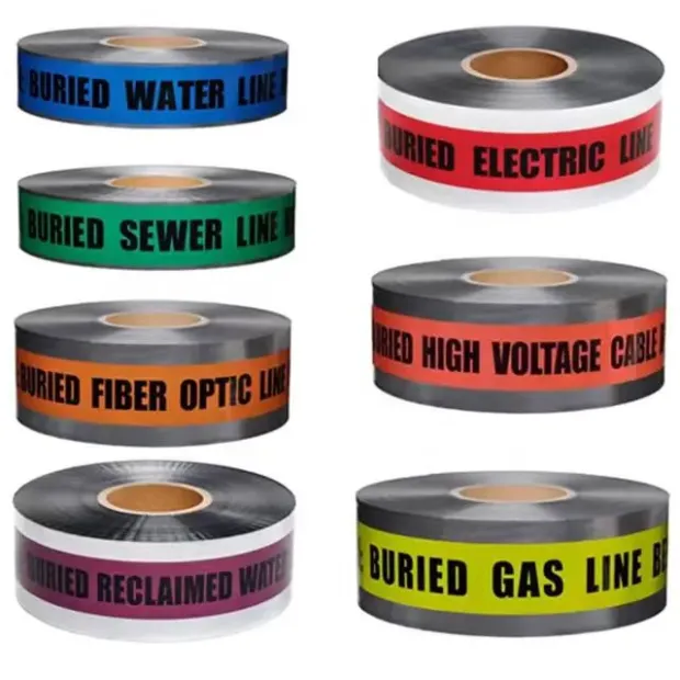 warning tape,detectable warning tape,detectable underground warning ...