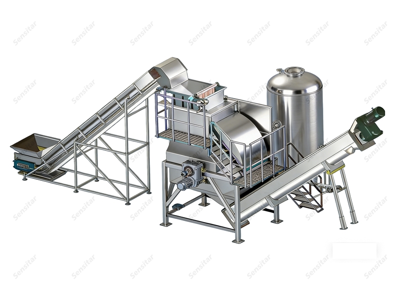 Steam Peeler - High-Efficiency Tuber & Fruit Peeling Equipment —— Sensitar