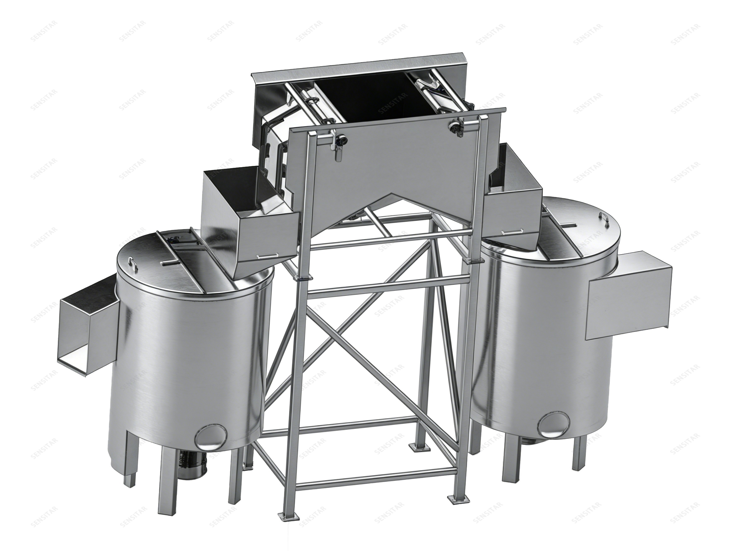 Abrasive Drum Peeler - Potato Cleaning & Peeling Machine —— Sensitar