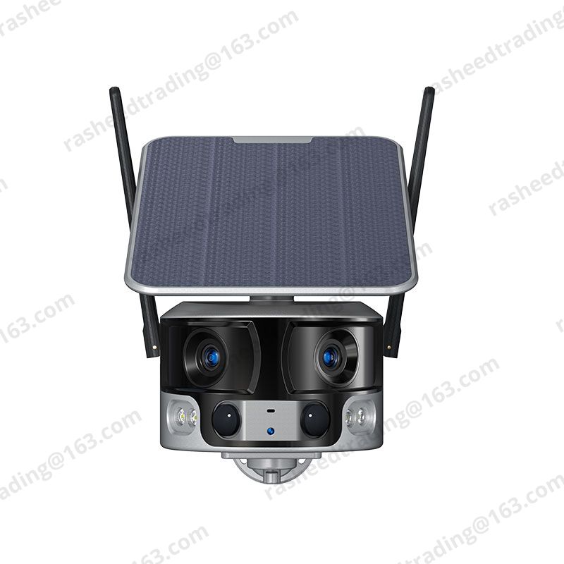 Marvelous Dual Lens Panoramic Solar Camera 8mp 4G Version