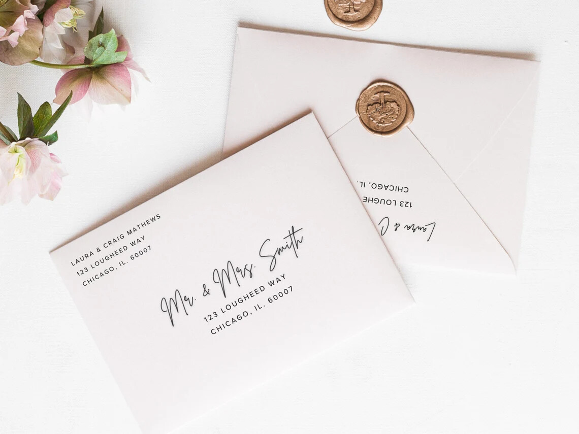 Custom Invitation Envelope Printing | Fast & Premium