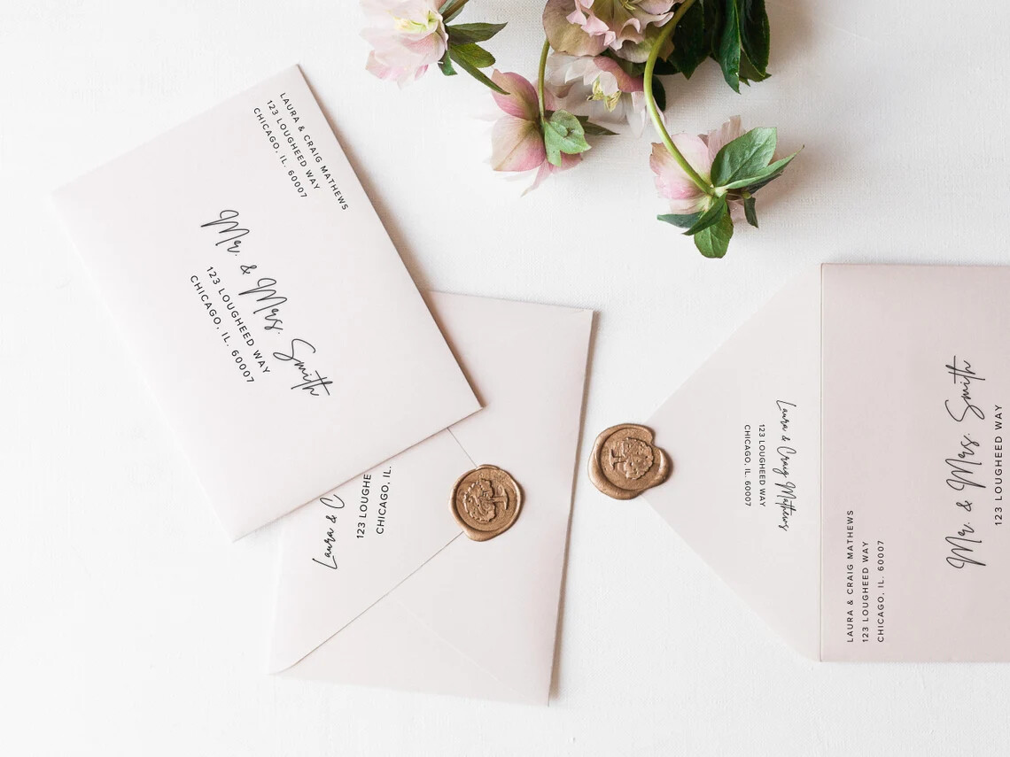 Custom Invitation Envelope Printing | Fast & Premium