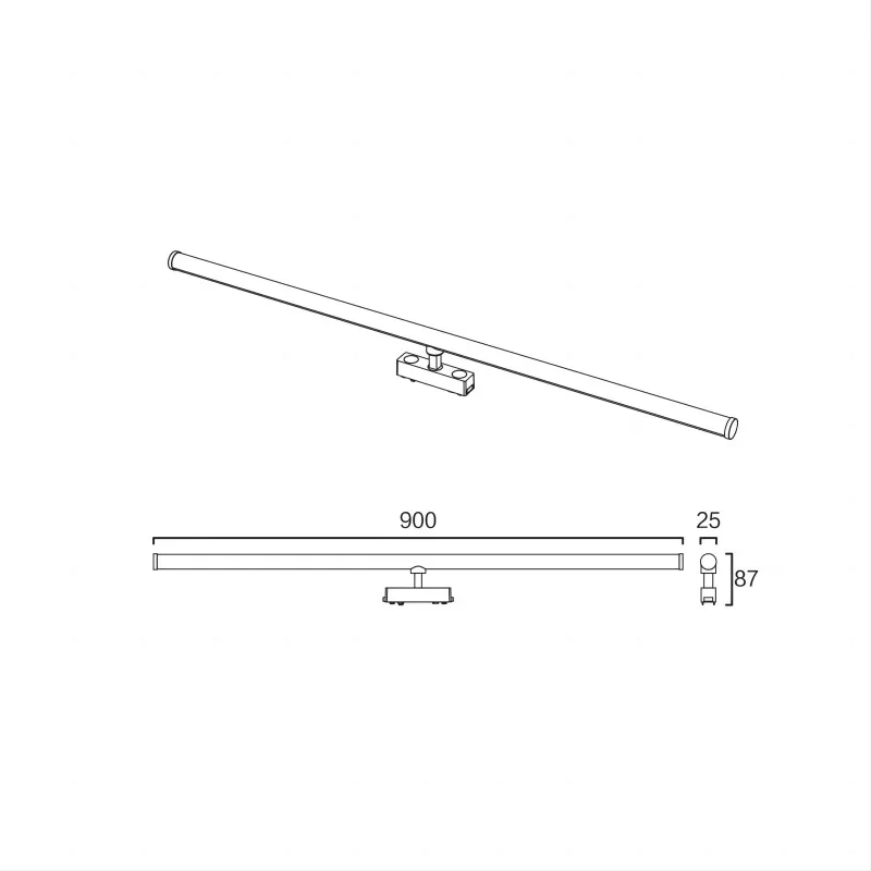 Magnetic Track Stick Floodlight - 30W