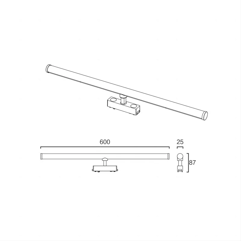 Magnetic Track Stick Floodlight - 20W
