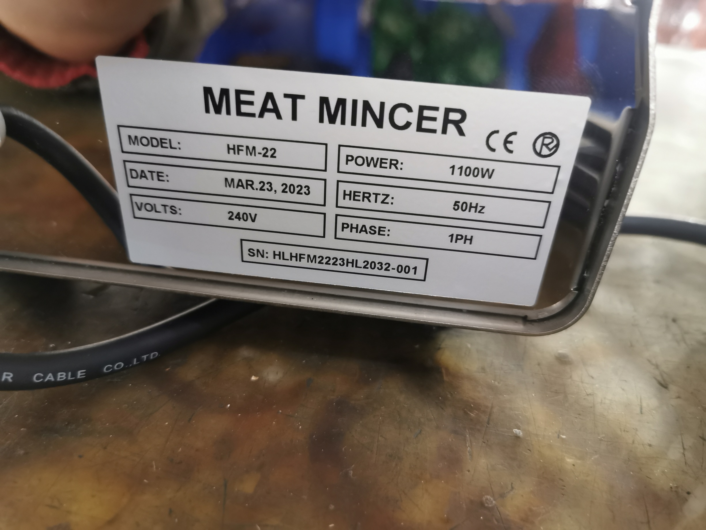 Small meat grinder/Table meat grinder