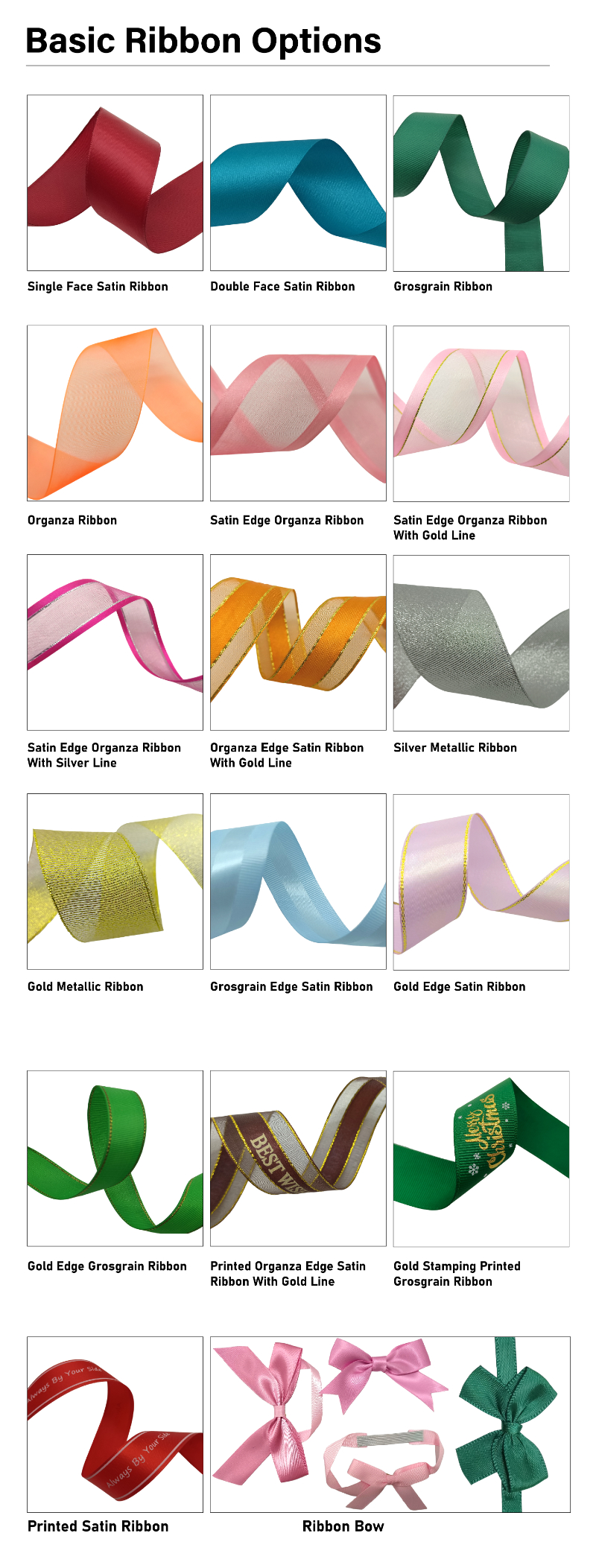Packing Decorative Customized Logo Printed Ribbon for Brand Impact