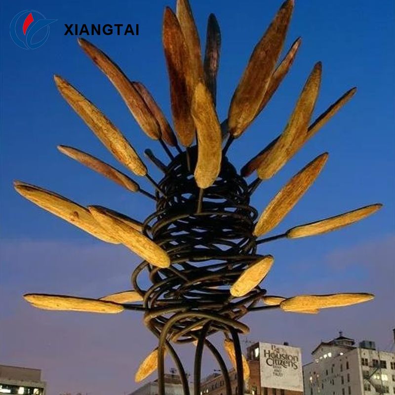 Western stainless steel irregular sculpture