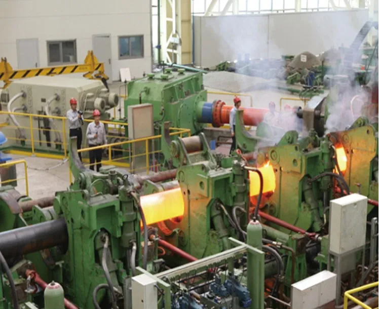 Seamless steel pipe is a kind of pipe made by perforating and rolling ...