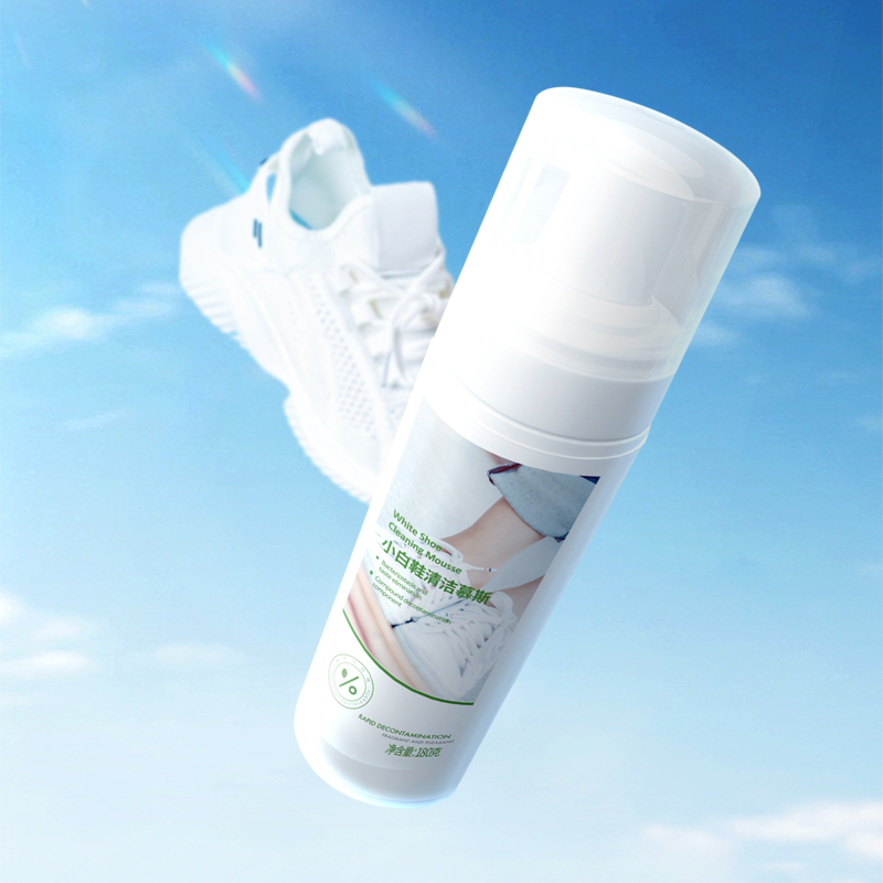 White Shoes Clean moussev, Mousse is gentle and clean