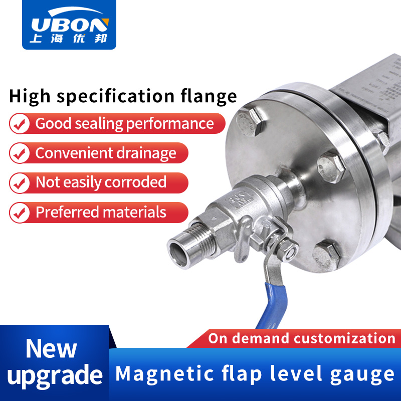 Magnetic flap level gauge