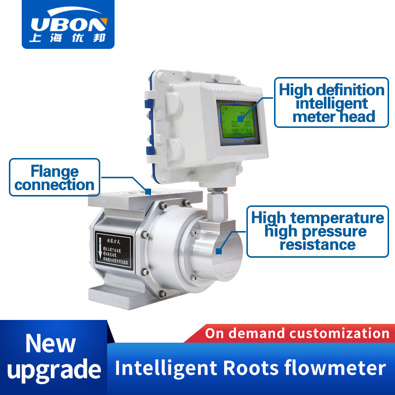 Roots (waist wheel) flowmeter