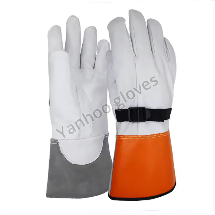 Electrical Leather Work Gloves