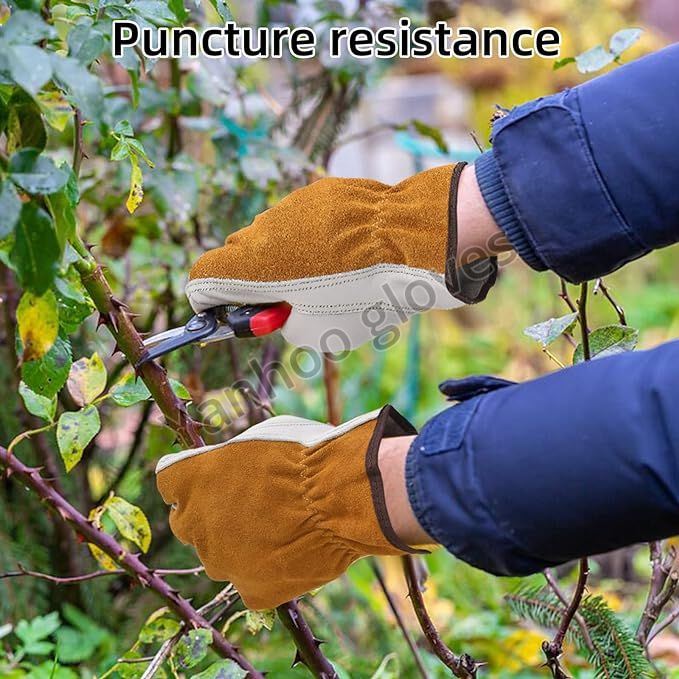 Cowhide Gardening Glove