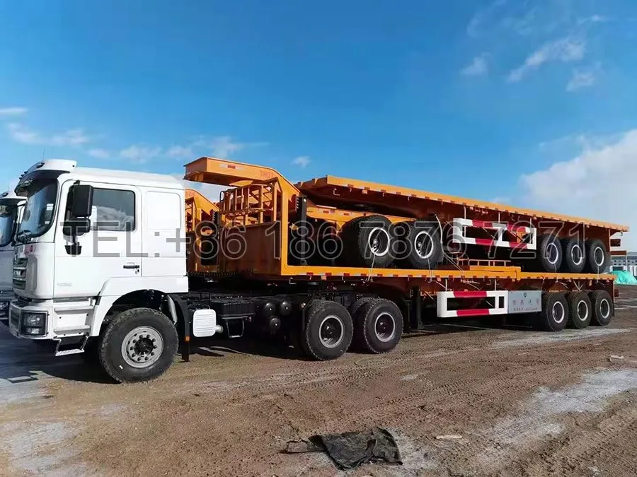 Mongolia Special Flatbed Trailer Transport Vehicle