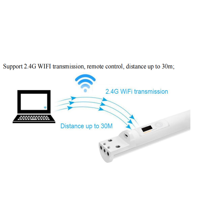 Ceiling mount lighting show LED wireless tube light battery dmx tube ...