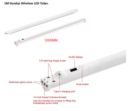 Ceiling mount lighting show LED wireless tube light battery dmx tube ...