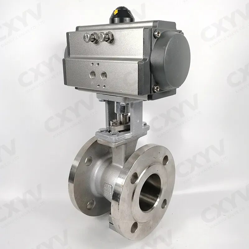 Flange V Port Ball Valve