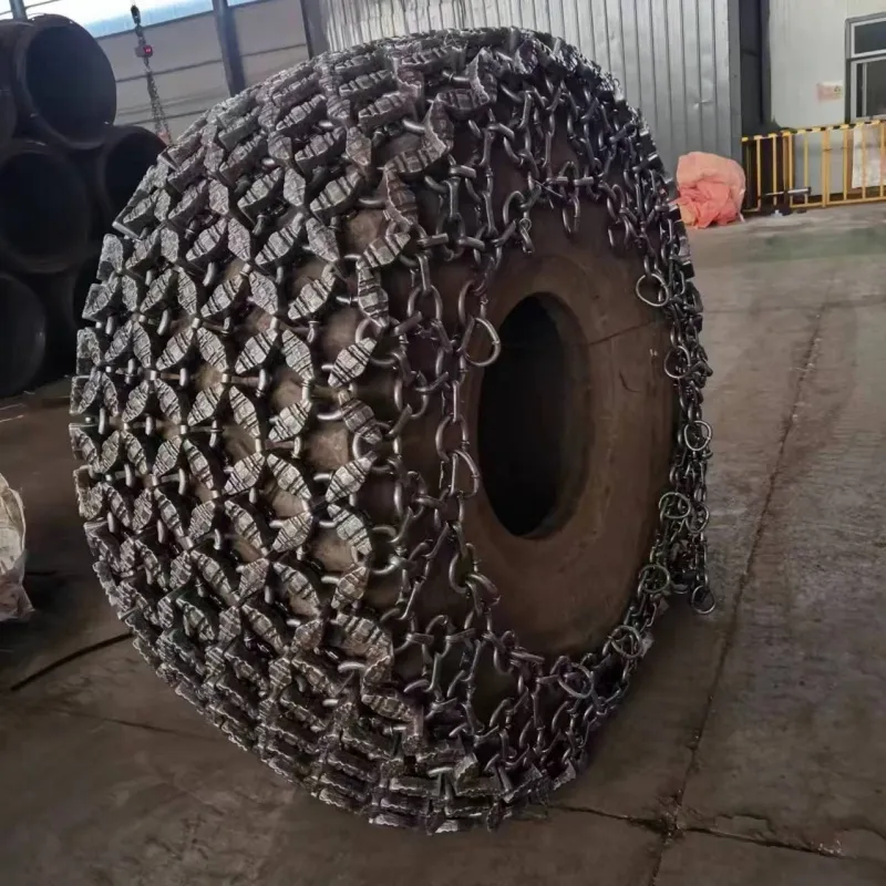 CAT wheel loader 35/65-33 tire protection chain