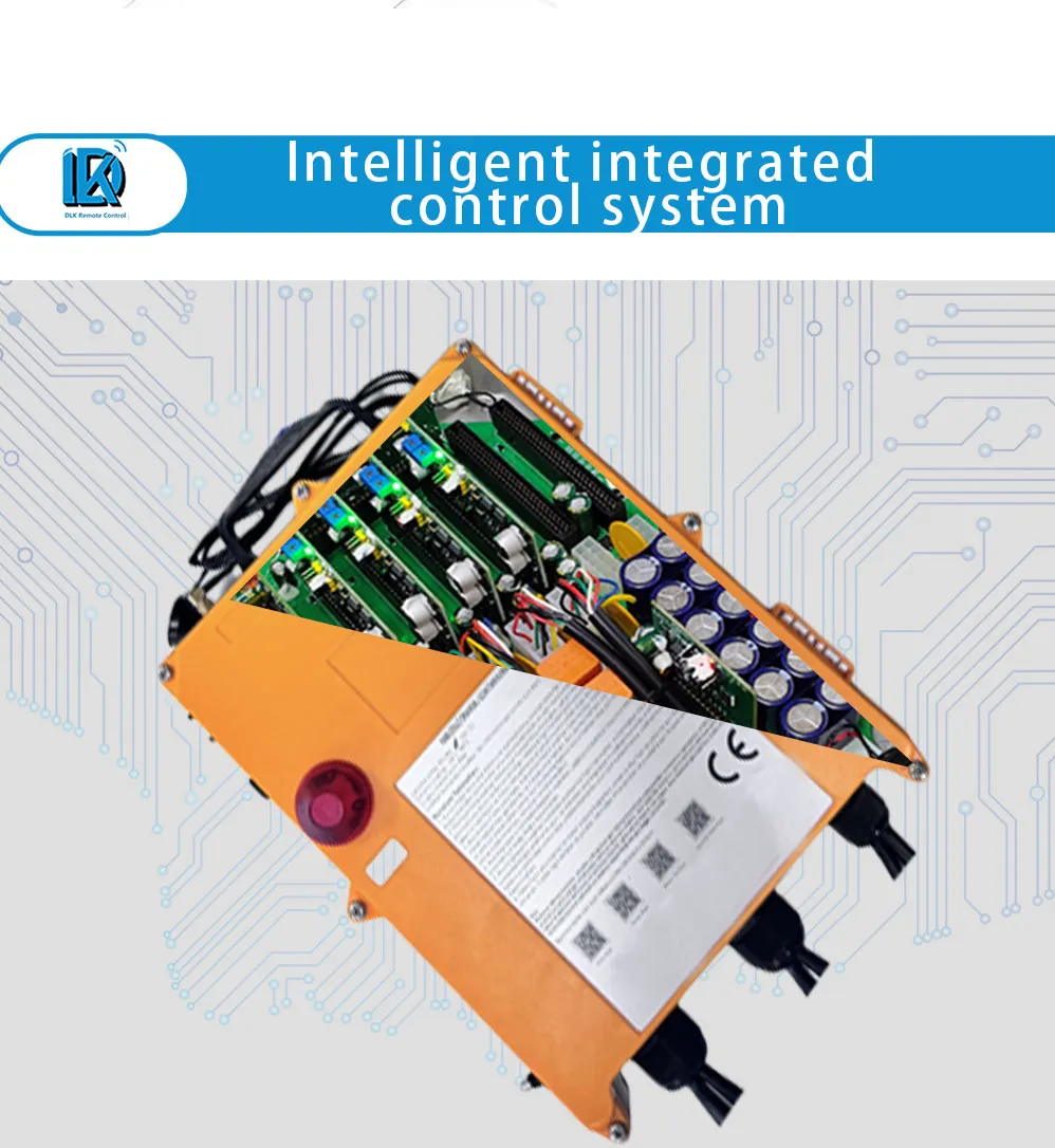 4 5 6 7 8 Levers Hydraulic Crane Remote Control | IP68, CE Certified.