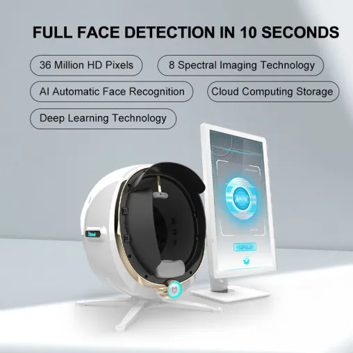 3d face skin analyzer machine