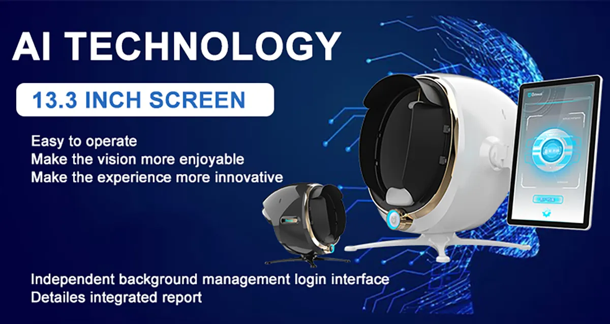 3d face skin analyzer machine