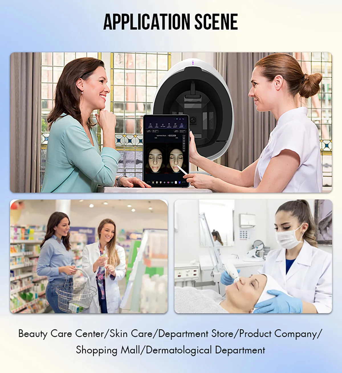 Magic 3D Skin Analyzer Facial Machine