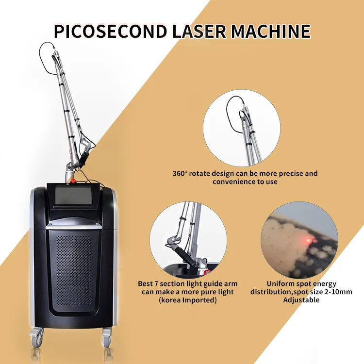Picosecond Laser Tattoo Removal Machine For Skin Rejuvenation