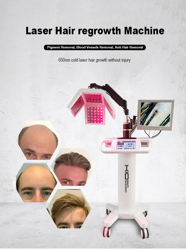 Popular Hair Loss Treatment Laser Hair Regrowth Machine For Salon