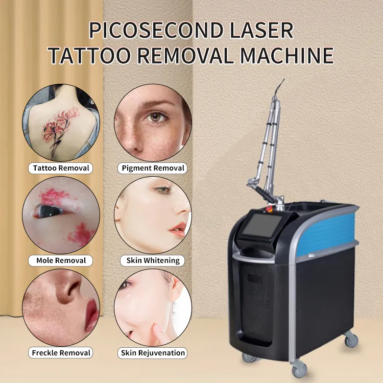 Picosecond Laser Tattoo Removal Machine For Skin Rejuvenation
