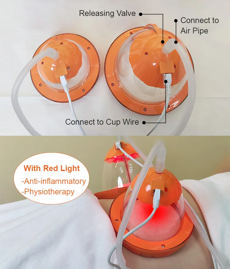 Breast Enlargement Cupping Vacuum Therapy Device -Bust Enhancer machine