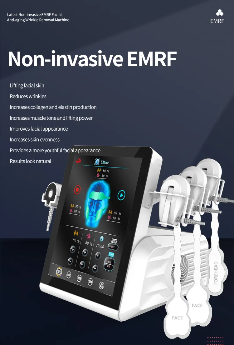 Portable EMRF Muscle Stimulation Face Lift Machine
