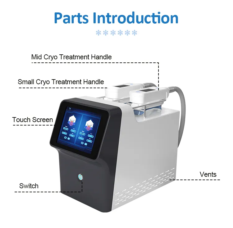 Cryo Slimming Fat Freezing Machine connector cryolipolysis machine