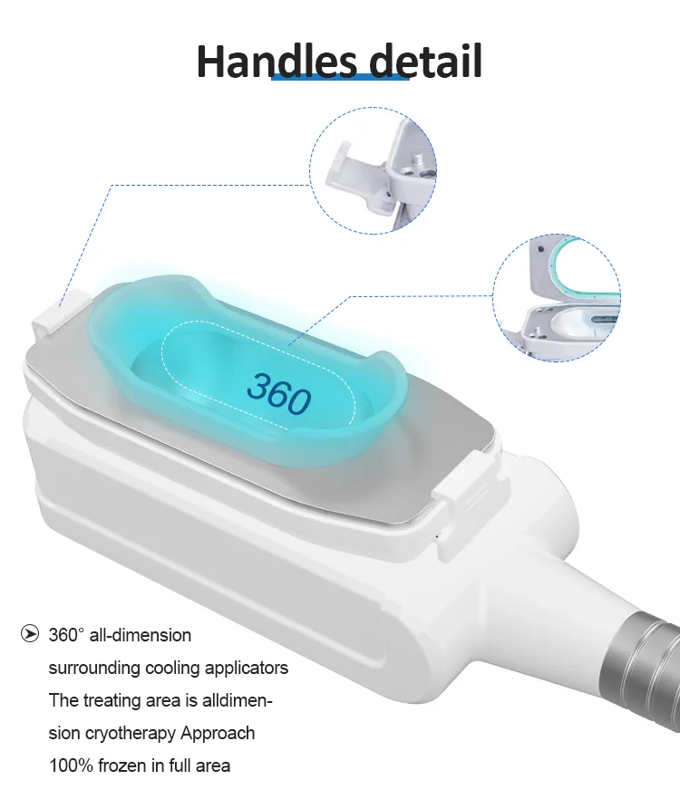 Cryo Slimming Fat Freezing Machine connector cryolipolysis machine