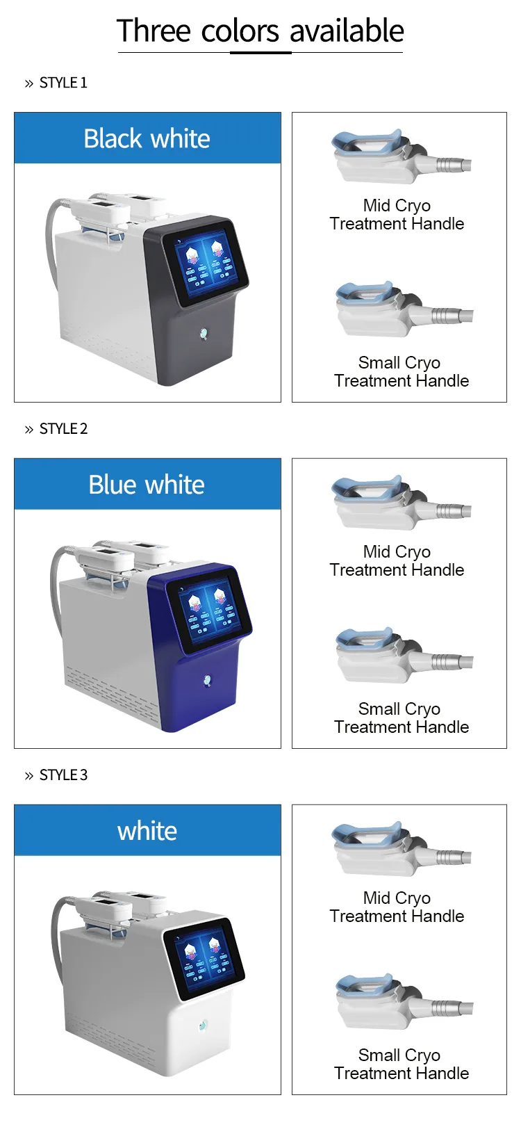 Cryo Slimming Fat Freezing Machine connector cryolipolysis machine