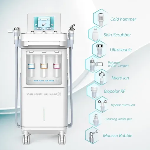 High pressure aqua peeling skin tightening hydro facial machine